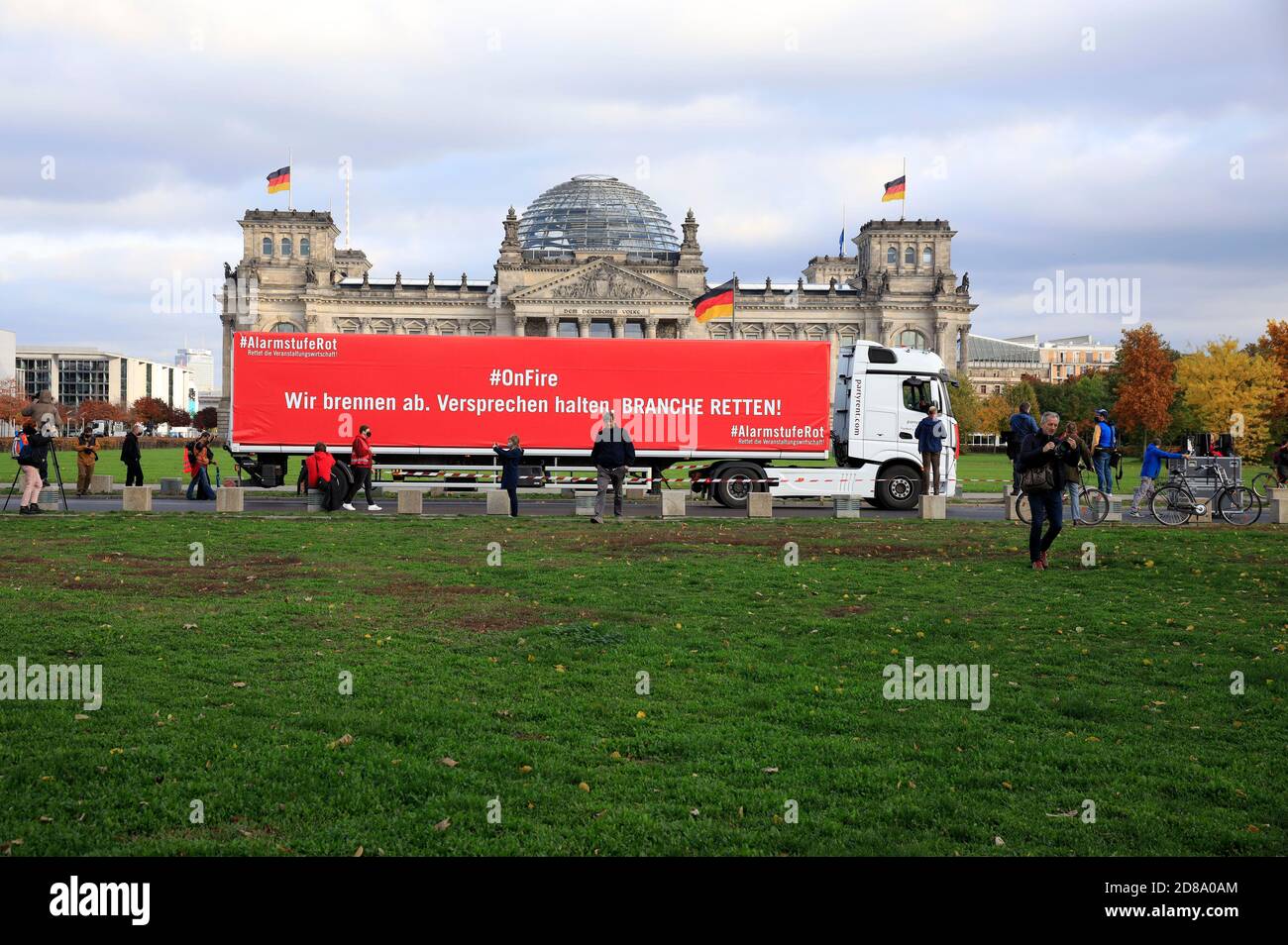 Demonstration to save the event industry from the 'Red Alert' action ...