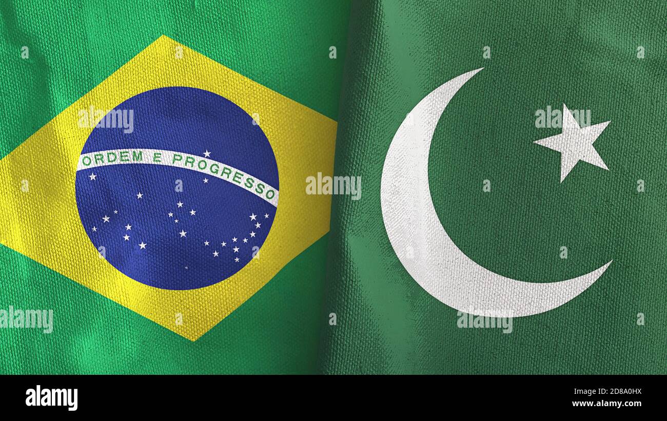 Brazil pakistan flag hi-res stock photography and images - Alamy