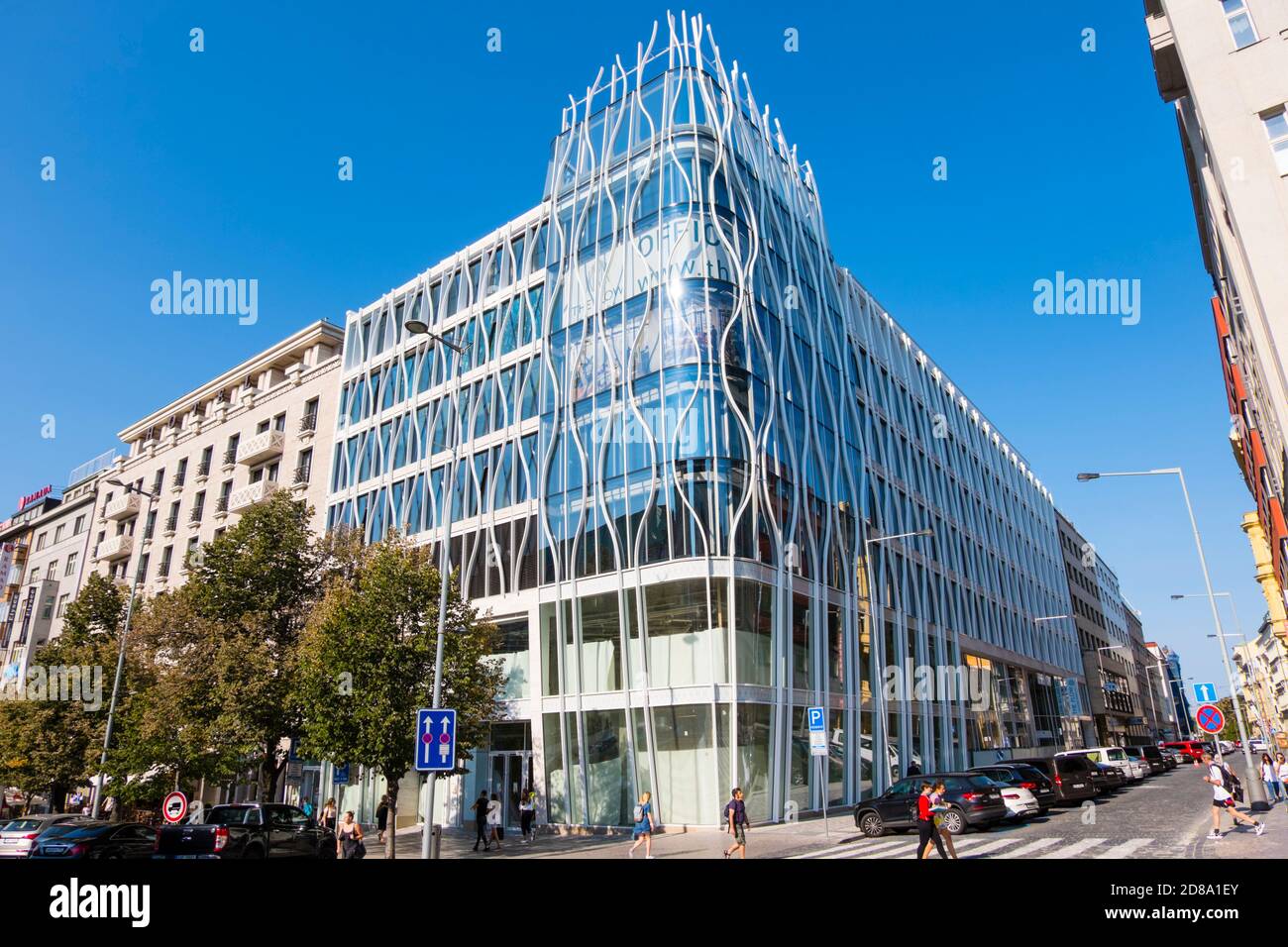 The Flow, office building finished in autumn 2020, Vaclavske namesti ...