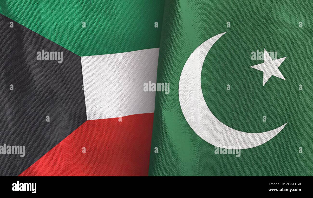 Kuwait pakistan flag hi-res stock photography and images - Alamy