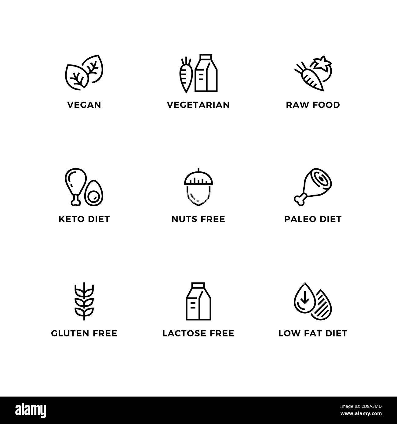 Gluten logo Black and White Stock Photos & Images - Alamy