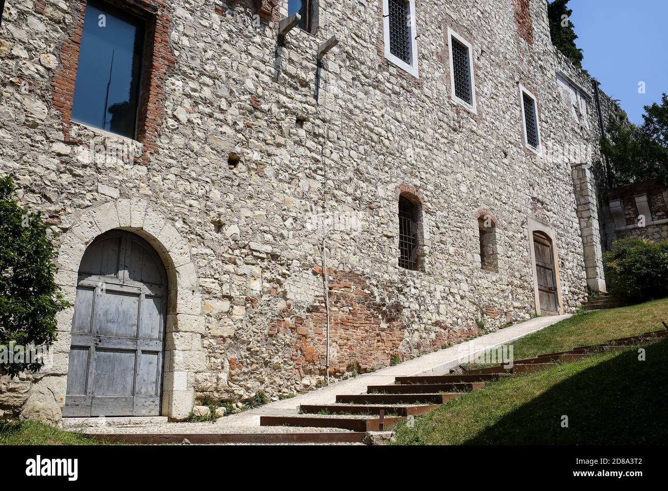 Brescia, Italy: Castle of Brescia, Via del Castello, the ancient part ...