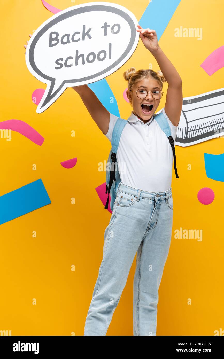 Back shot child shout hi-res stock photography and images - Alamy