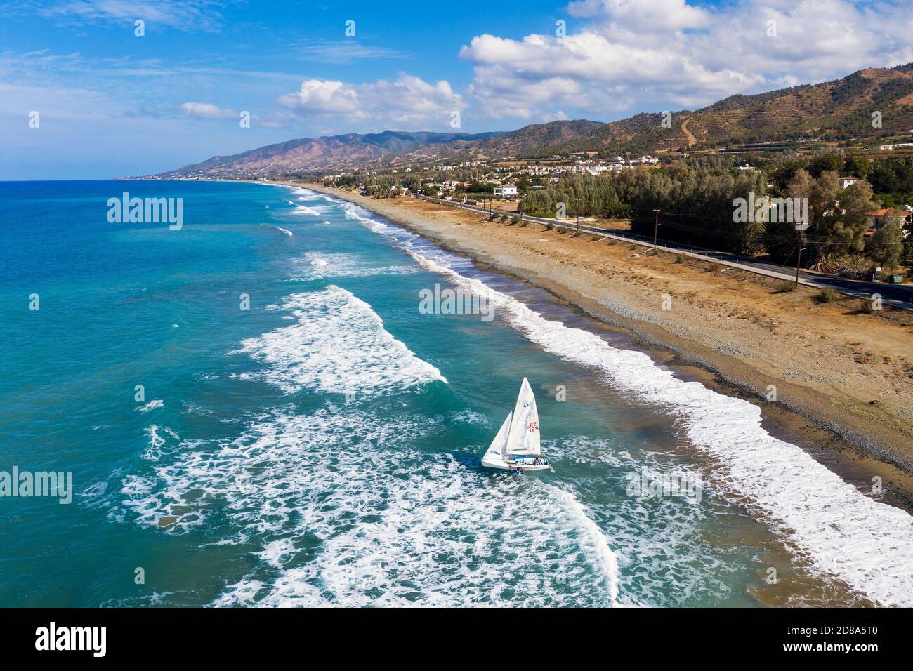 Sailing boat cyprus hi-res stock photography and images - Alamy