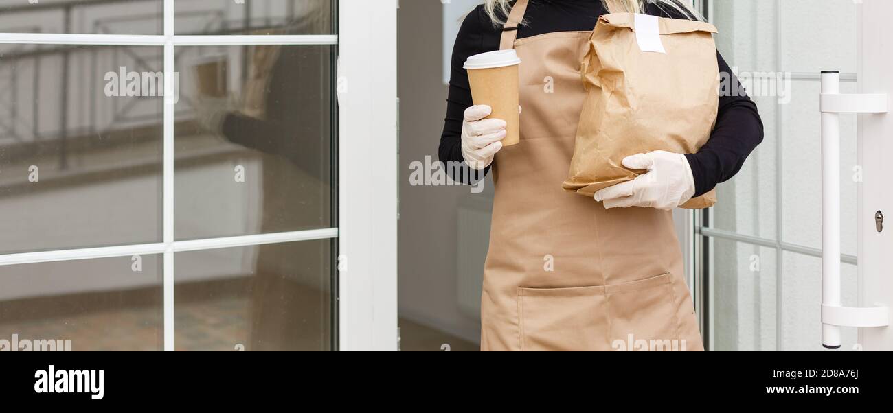 Beautiful female waiter welcoming hi-res stock photography and images ...