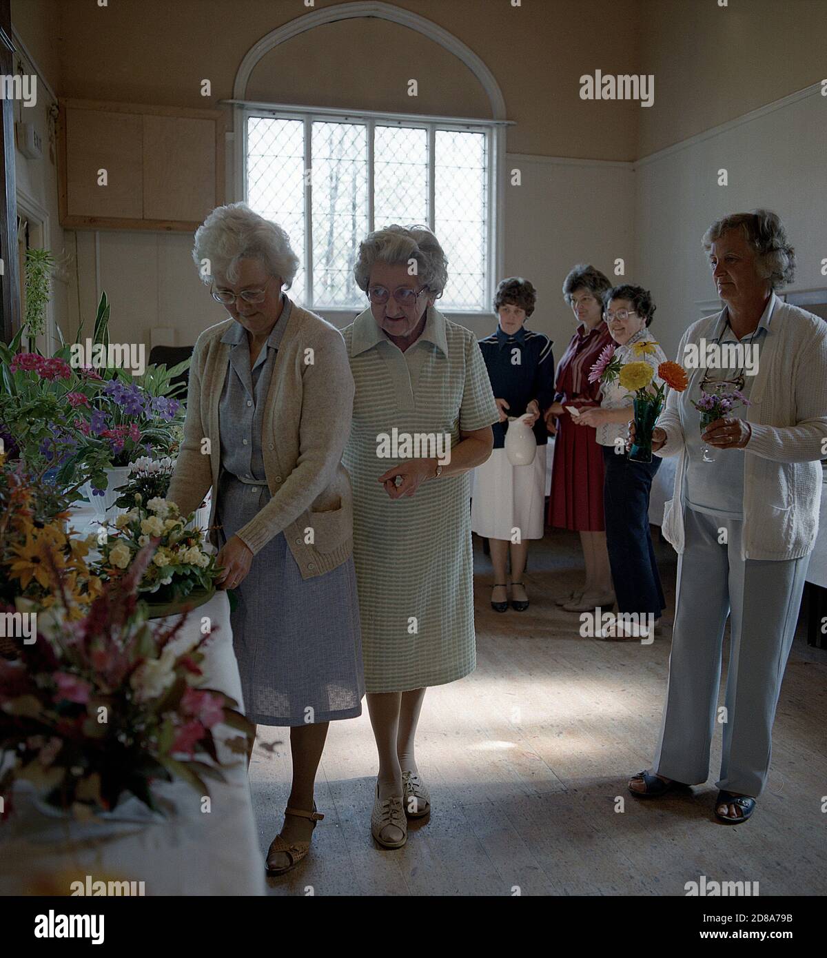 Village hall bazaar Barston Solihull Stock Photo - Alamy