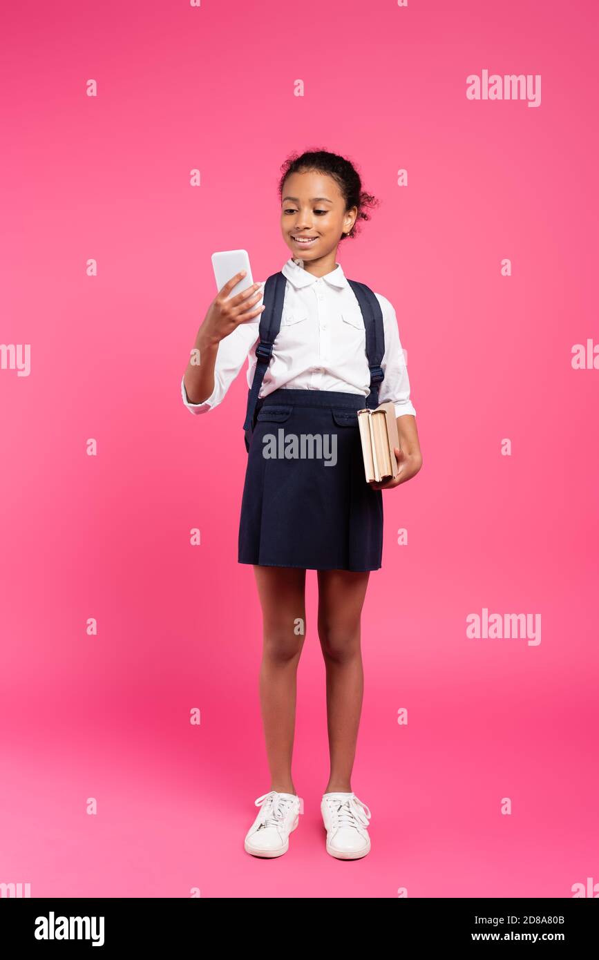 African school girl phone uniform hi-res stock photography and images ...