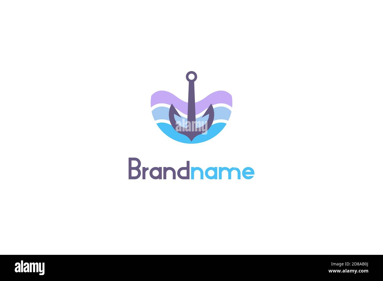 Anchor logo hi-res stock photography and images - Alamy