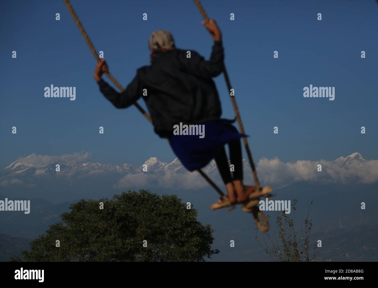 Dashain swing hi-res stock photography and images - Alamy