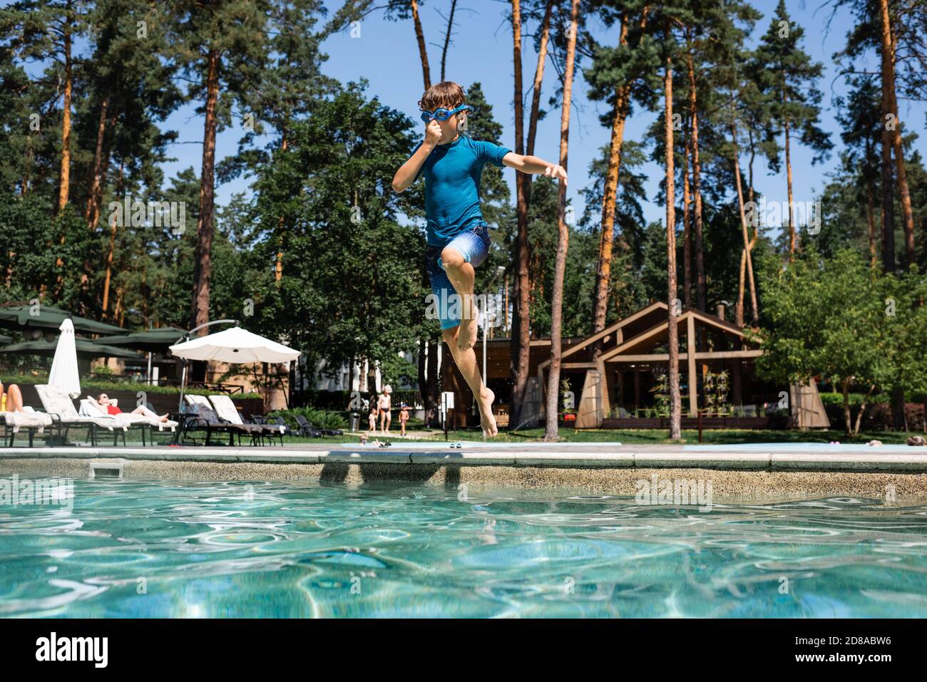 Preteen boy shorts hi-res stock photography and images - Alamy