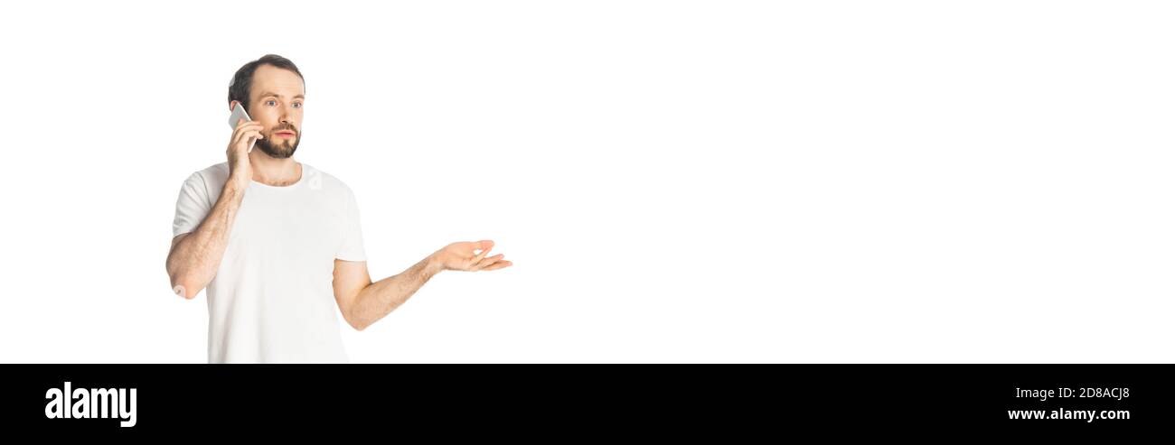 Embarrassed man hi-res stock photography and images - Alamy