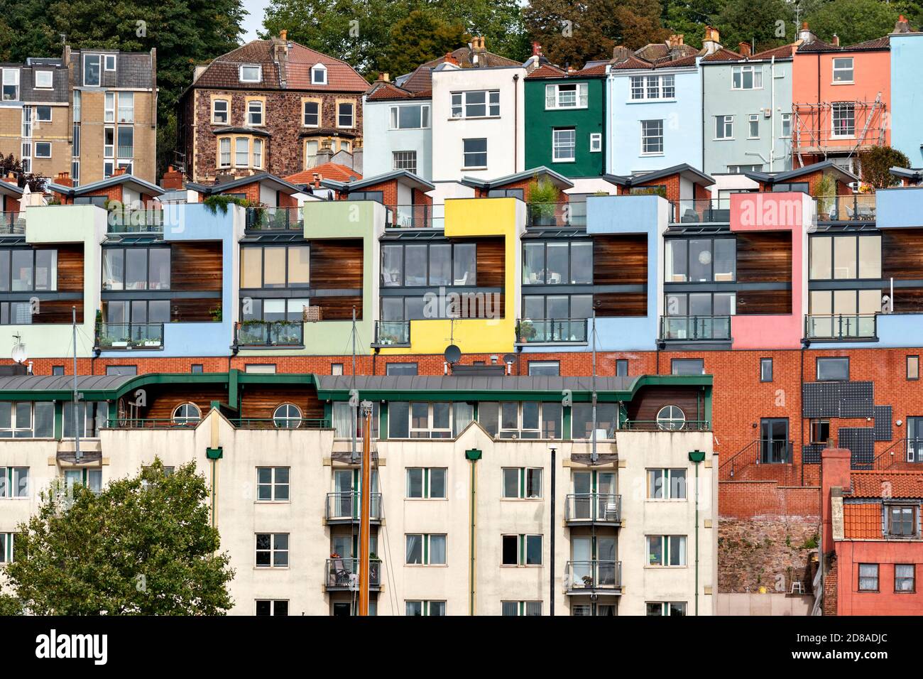 Rows of pastel houses hi-res stock photography and images - Alamy