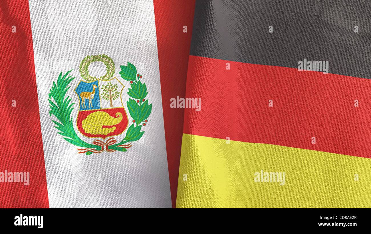 Germany peru flags 3d hi-res stock photography and images - Alamy