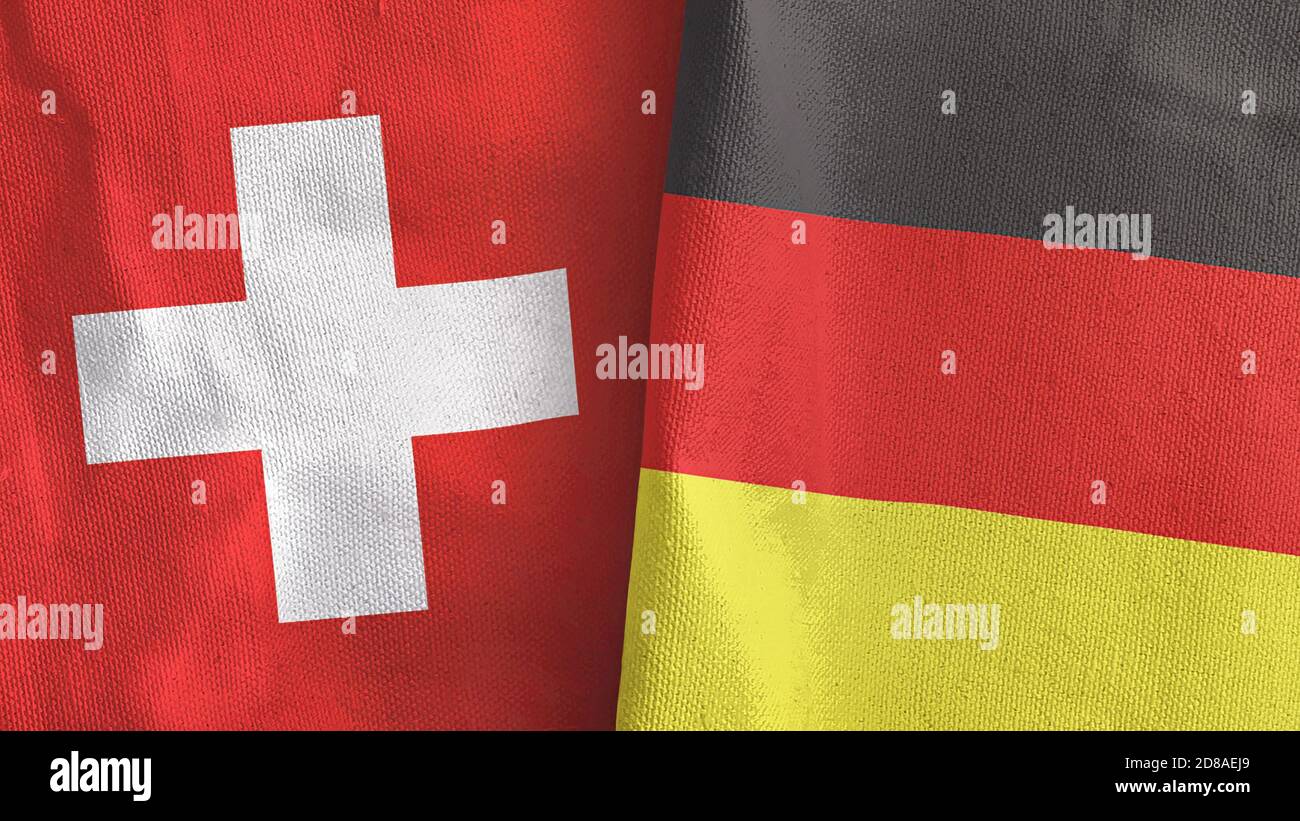 Switzerland germany two flags hi-res stock photography and images - Alamy