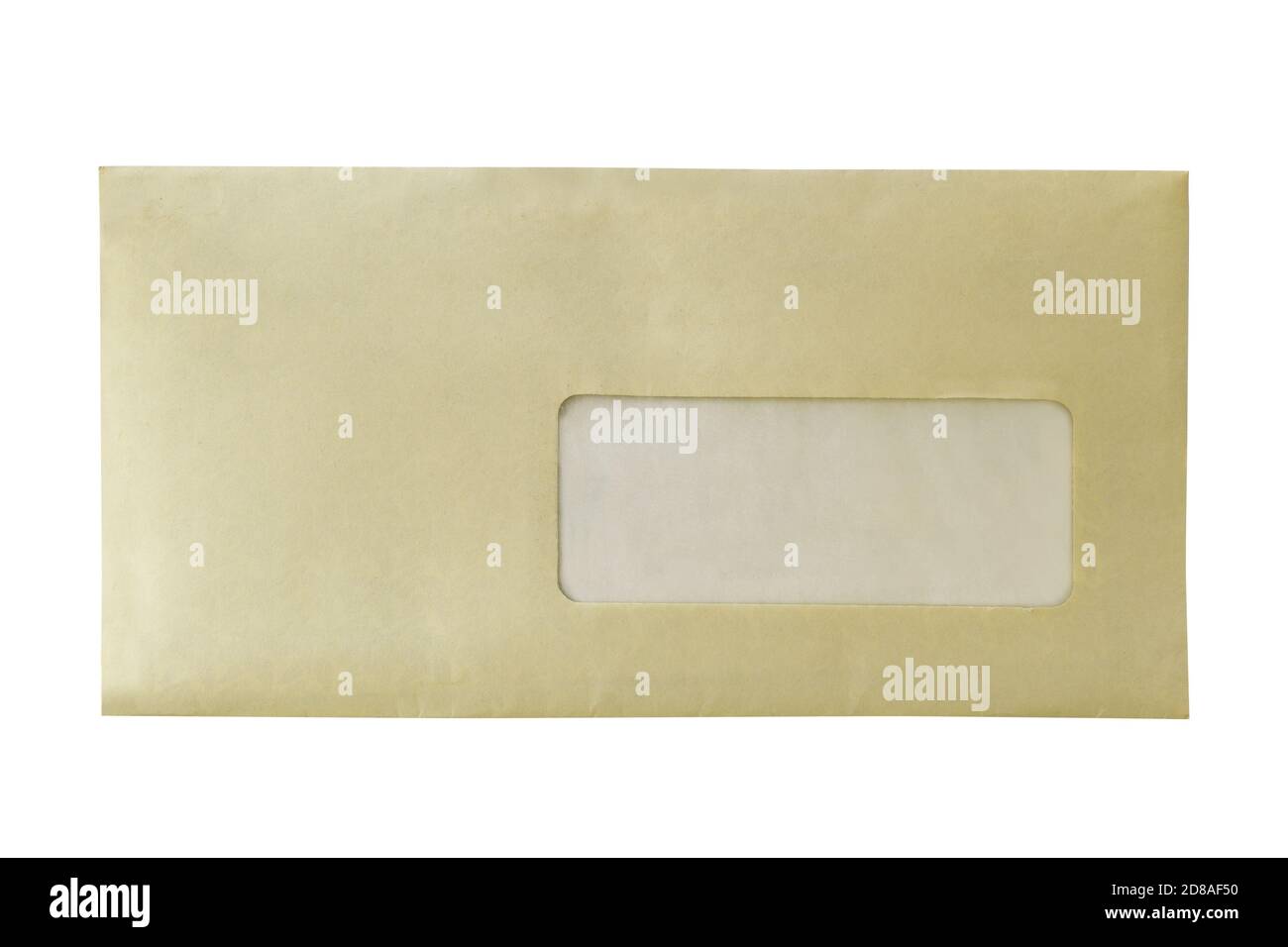 Blank envelope isolated on white background Stock Photo - Alamy