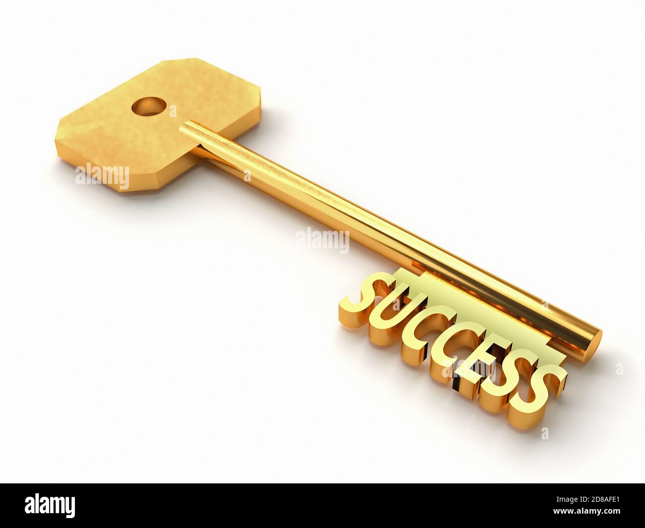 Golden key success illustration hi-res stock photography and images - Alamy