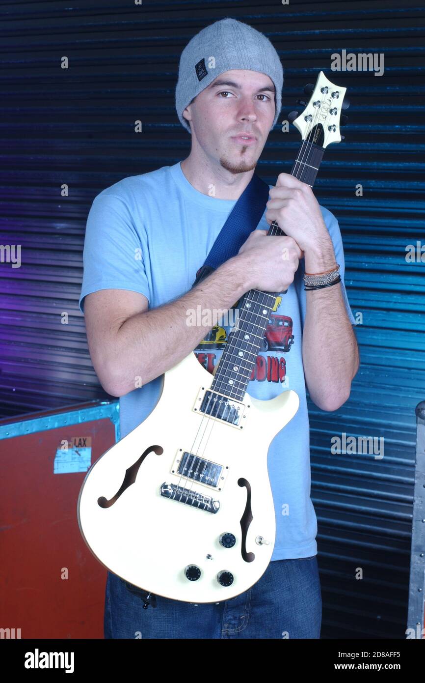 SUNRISE FL - MARCH 13: Dan Estrin of Hoobastank poses for a portrait ...