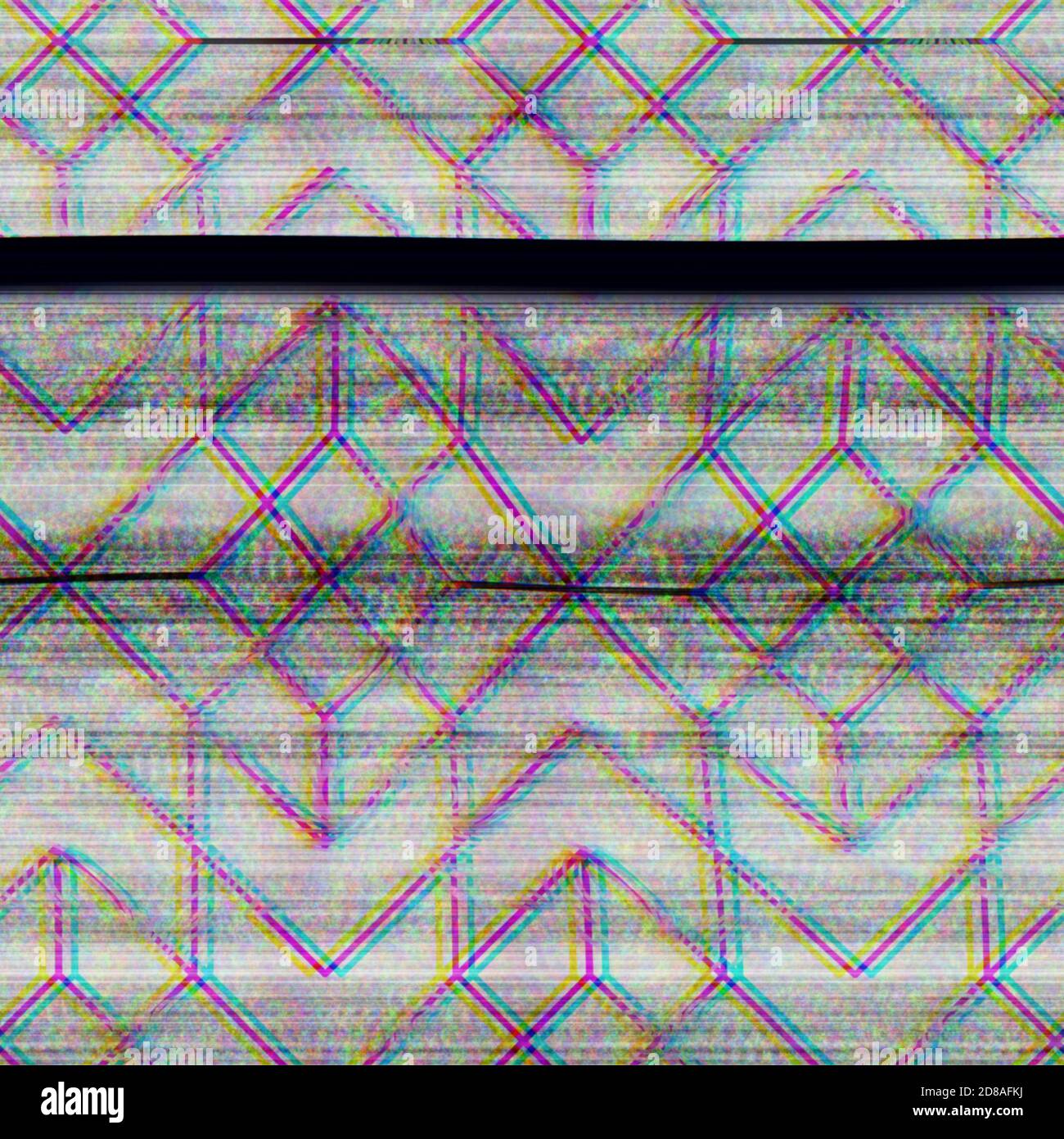 Seamless techno glitch RGB computer monitor noise Stock Photo - Alamy