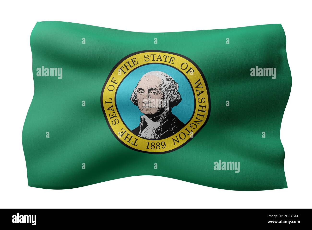 Washingtonian flag Cut Out Stock Images & Pictures - Alamy
