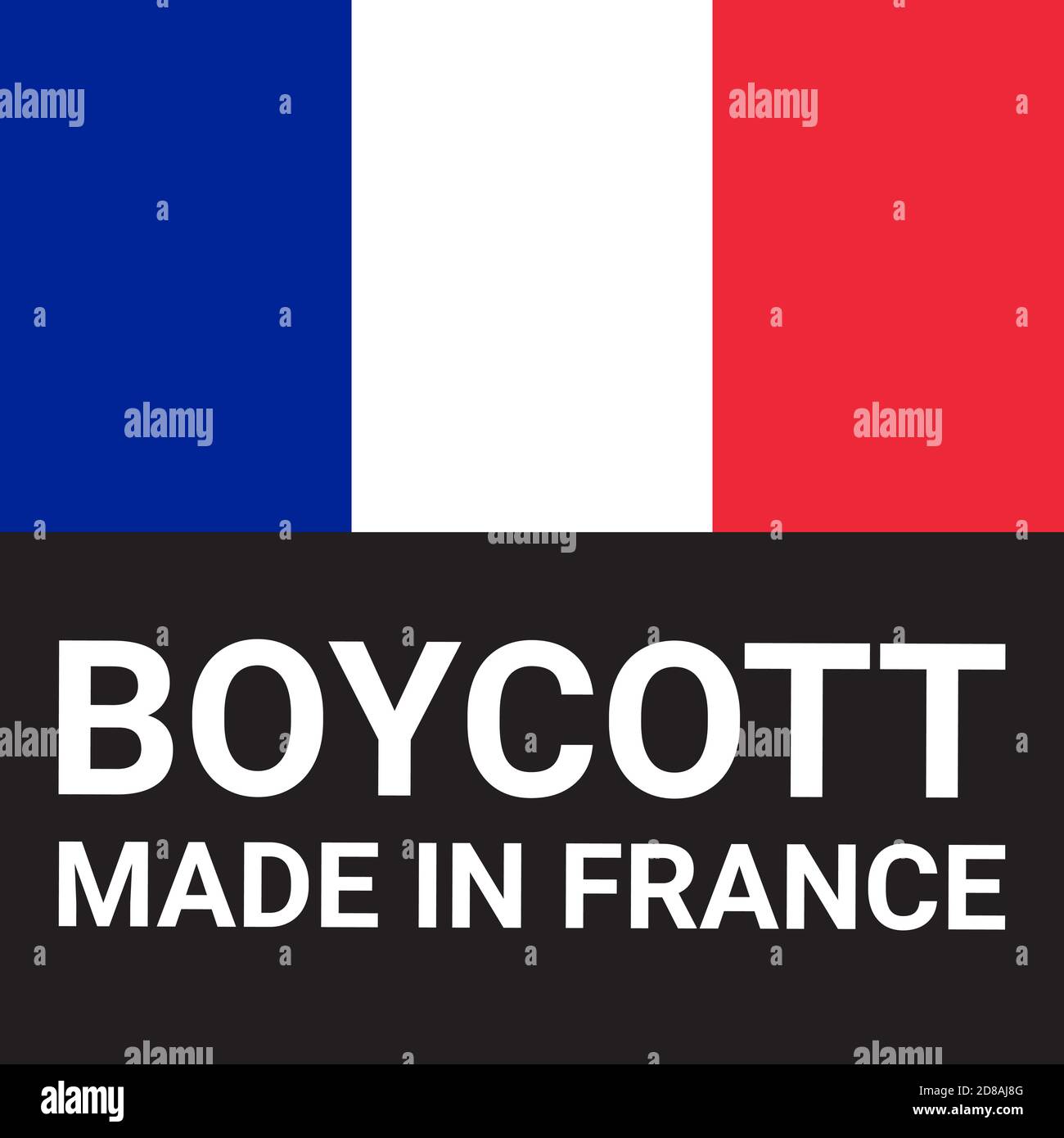 Boycott made in France - vector concept Stock Vector Image & Art - Alamy
