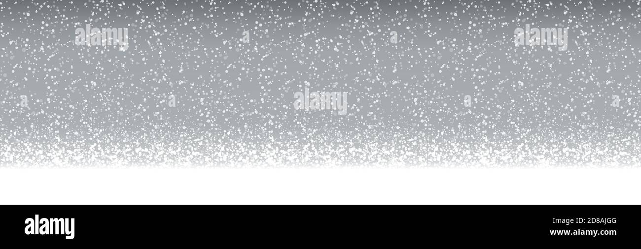 vector file with vector file with beautiful falling snow flakes on ...