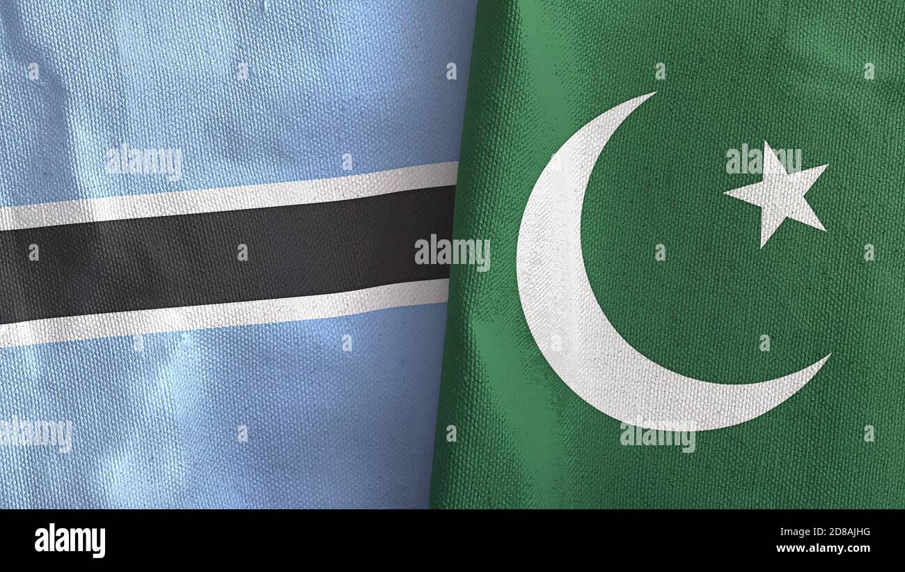 Pakistan botswana flag hi-res stock photography and images - Alamy