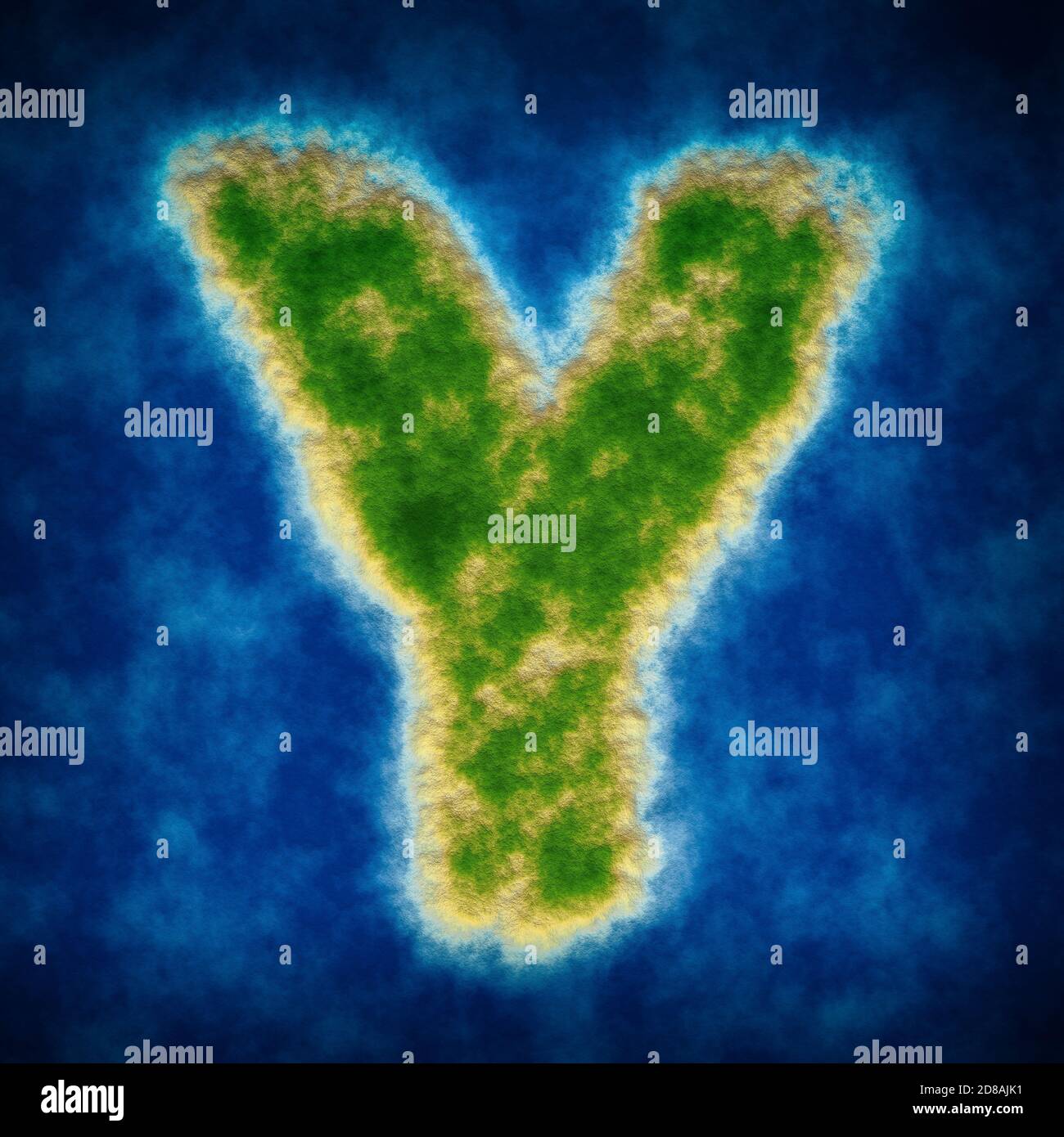 Minecraft Letter Y