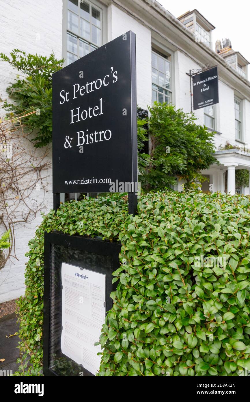 St Petroc's Hotel and Bistro Stock Photo - Alamy