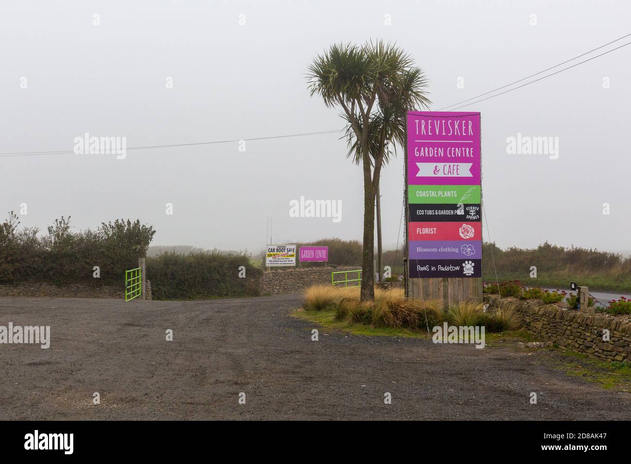 Trevisker Garden Centre and Cafe Stock Photo - Alamy