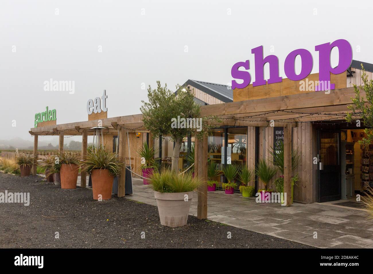 Trevisker Garden Centre and Cafe Stock Photo - Alamy