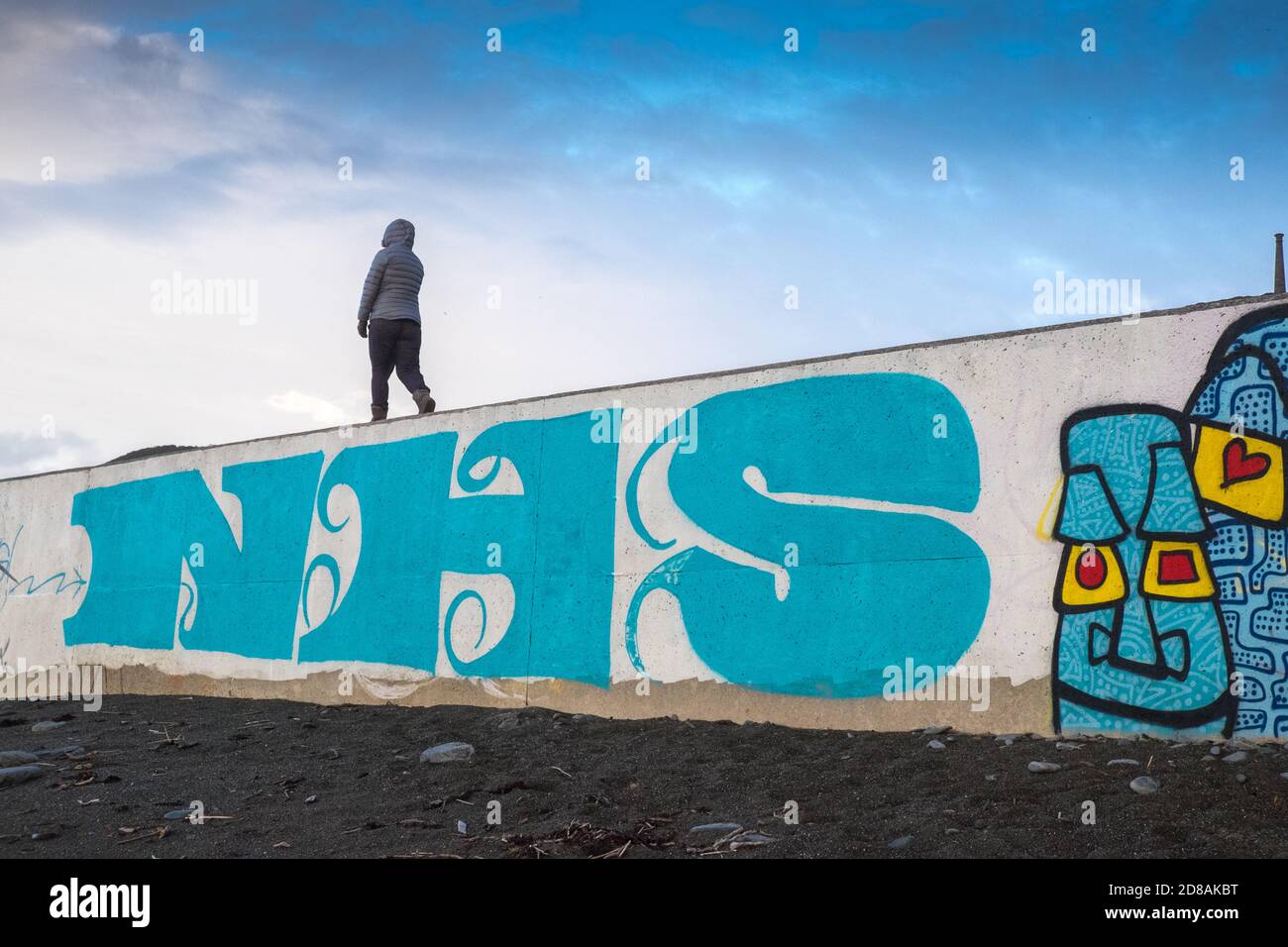 Thank you nhs grafitti hi-res stock photography and images - Alamy