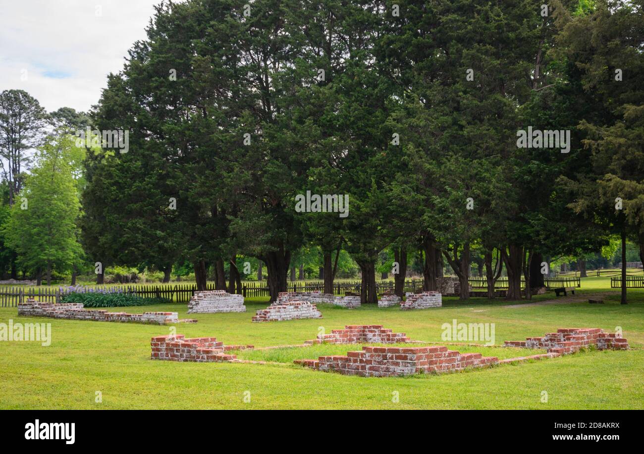 Jamestown National Historic Site Stock Photo - Alamy