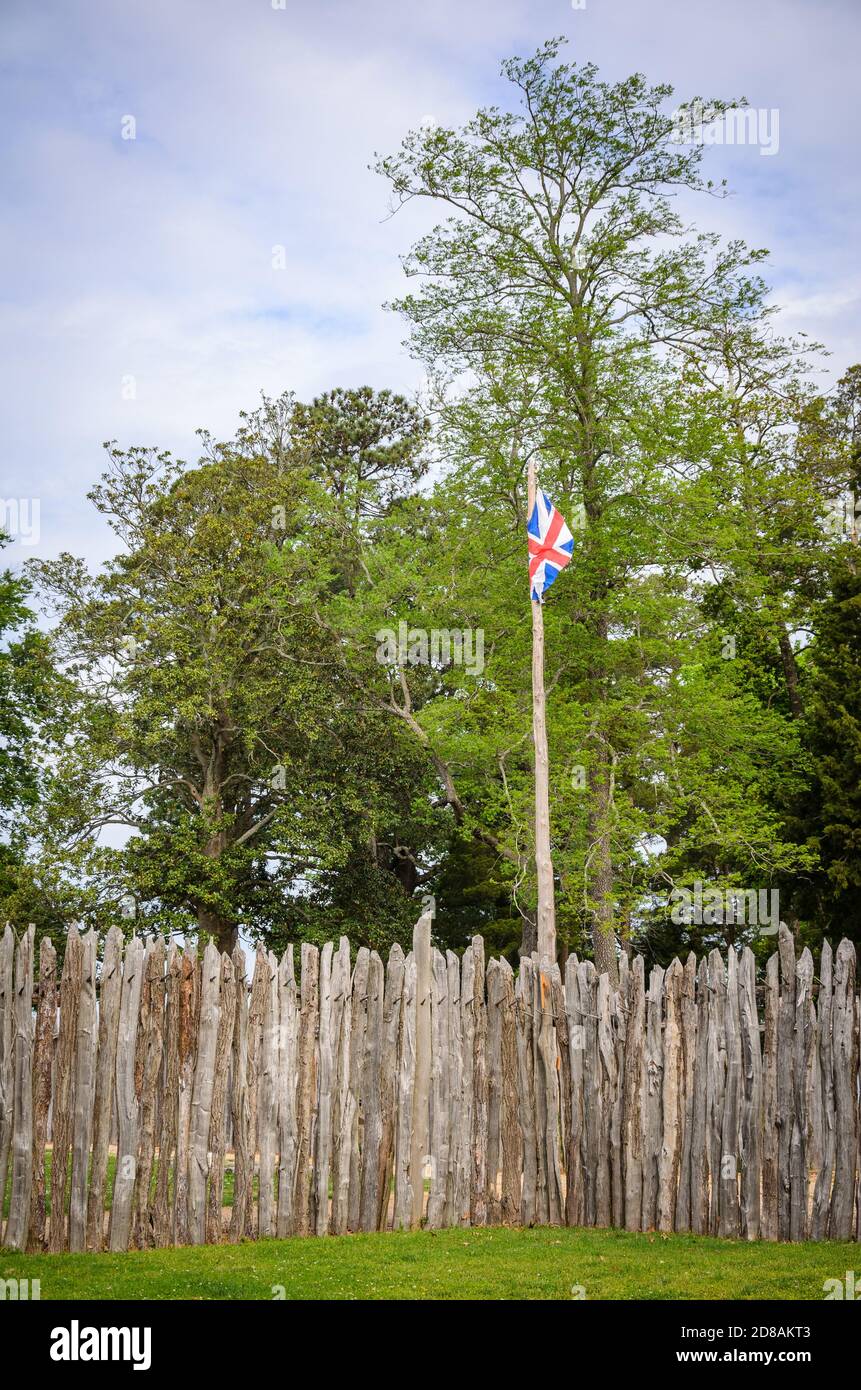 Jamestown National Historic Site Stock Photo - Alamy