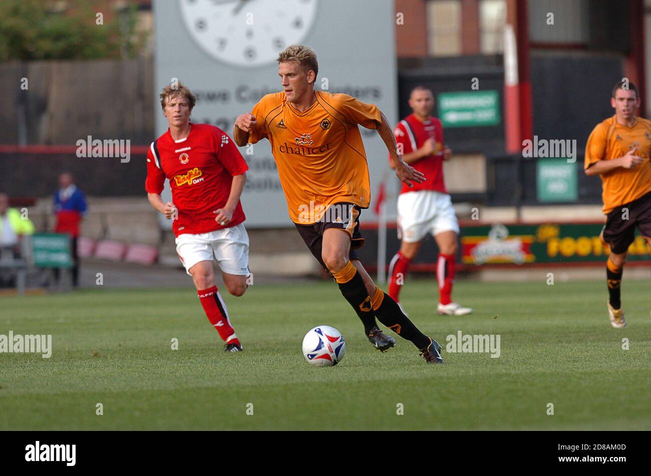 Crewe Alexandra v Wolverhampton Wanderers at Gresty Road in Pre-season ...