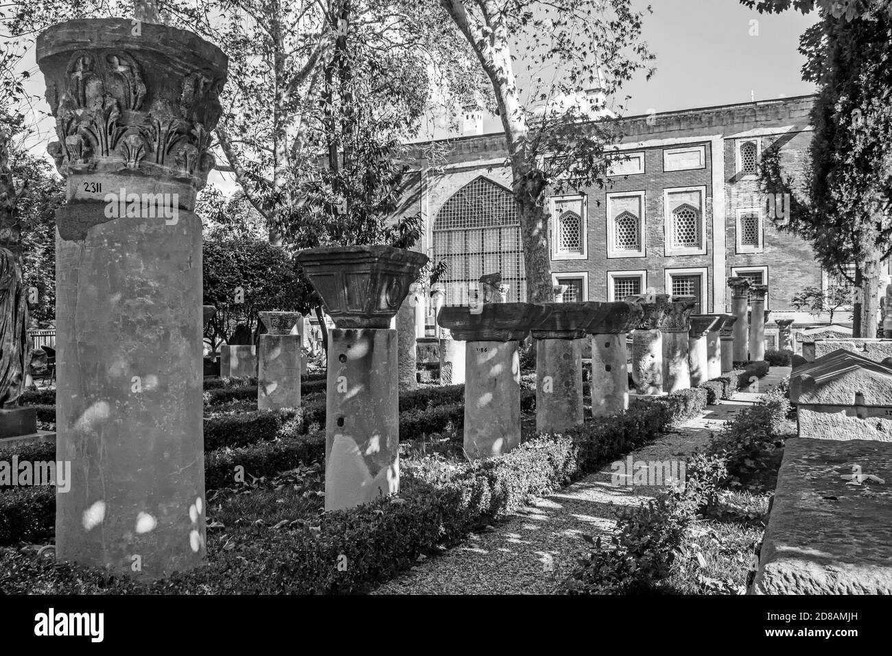 Ruins at archaeology museum in Istanbul Stock Photo - Alamy