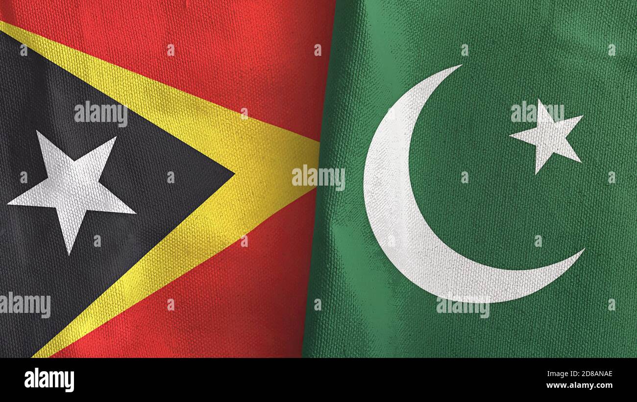 Pakistan east timor flag hi-res stock photography and images - Alamy