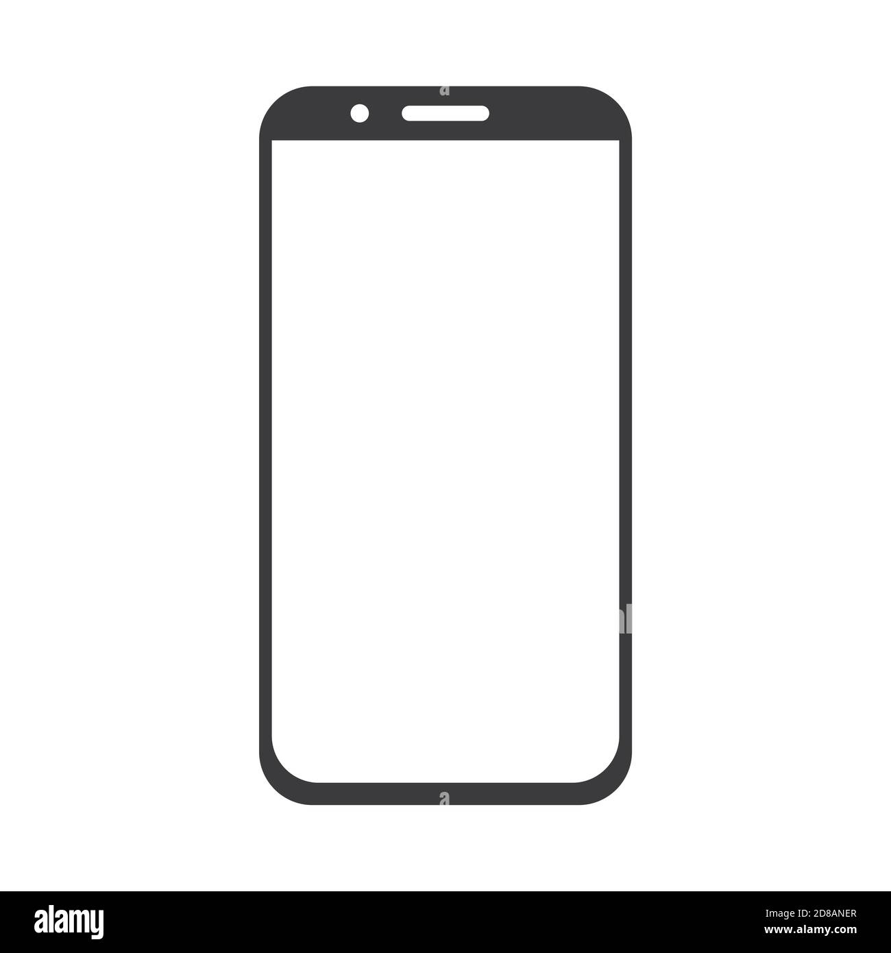 Mobile Phone Icon Black And White