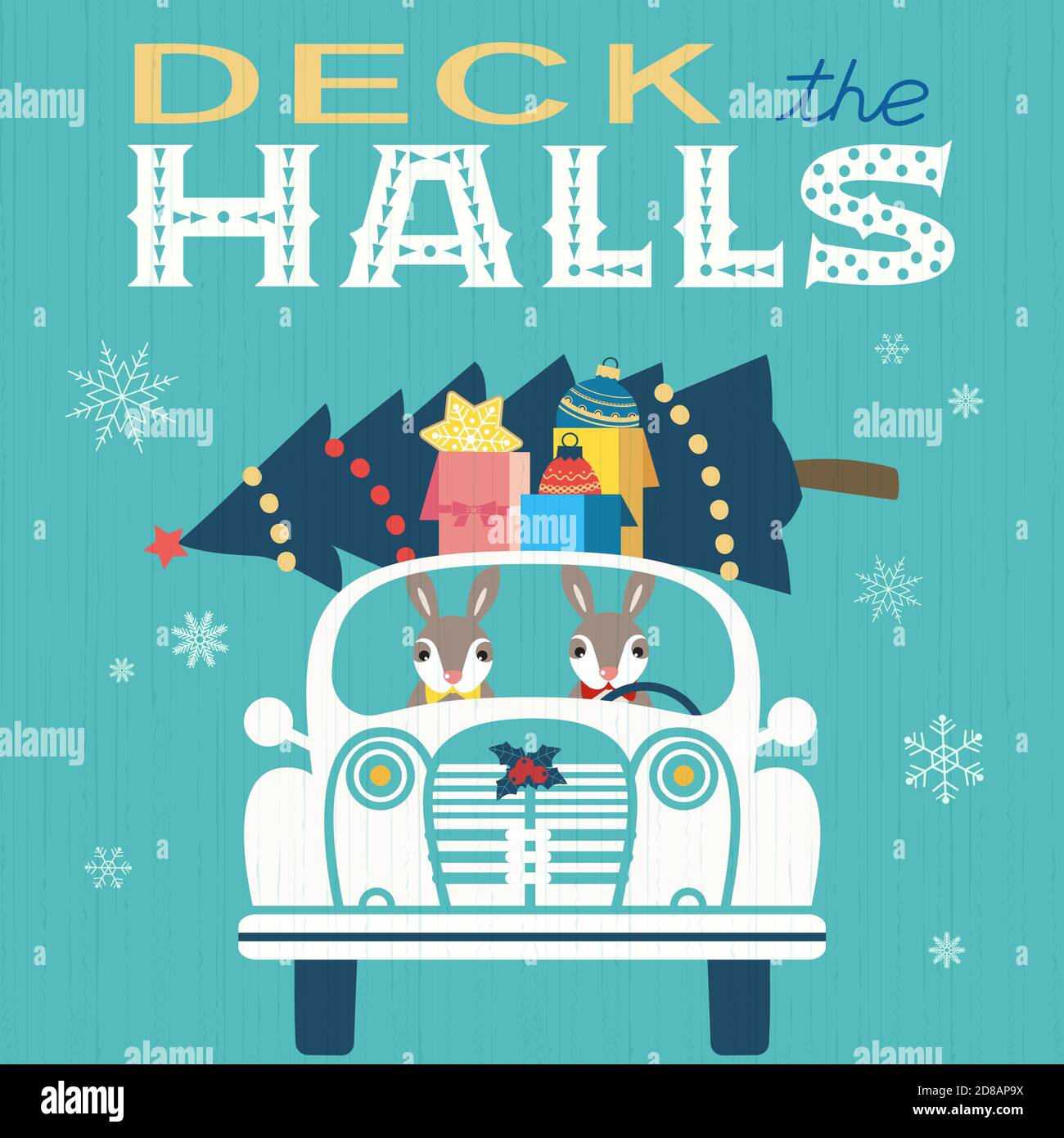 Fancy winter Holiday hand drawn vector poster Stock Vector Image & Art ...