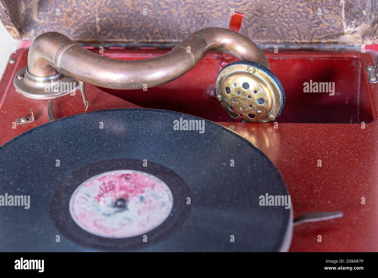 Ancient vinyl record player, Casa Consistorial, Holguin, Cuba Stock ...
