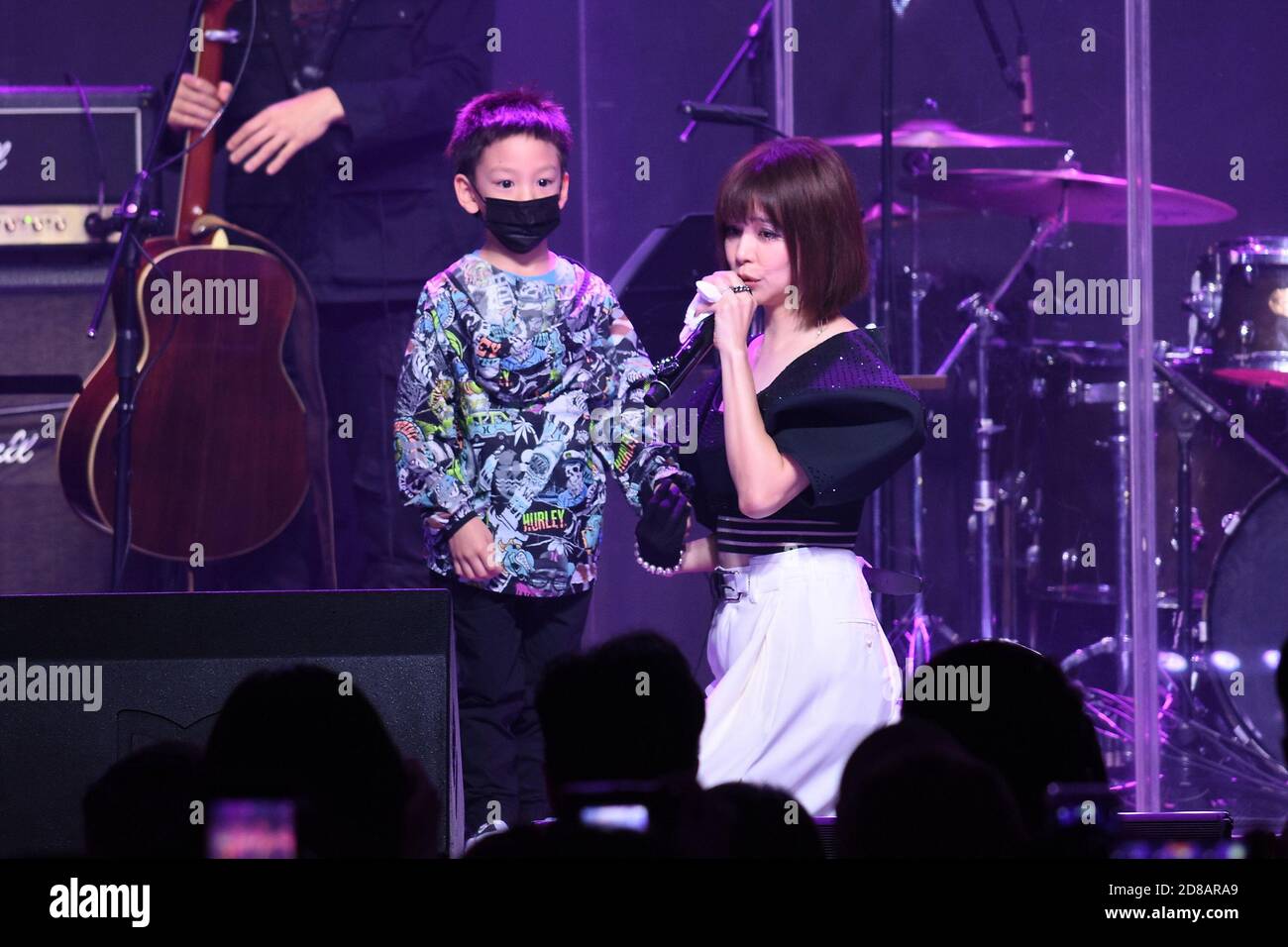 Taipei. 27th Oct, 2020. Vivian Hsu holds the concert at V Live to ...