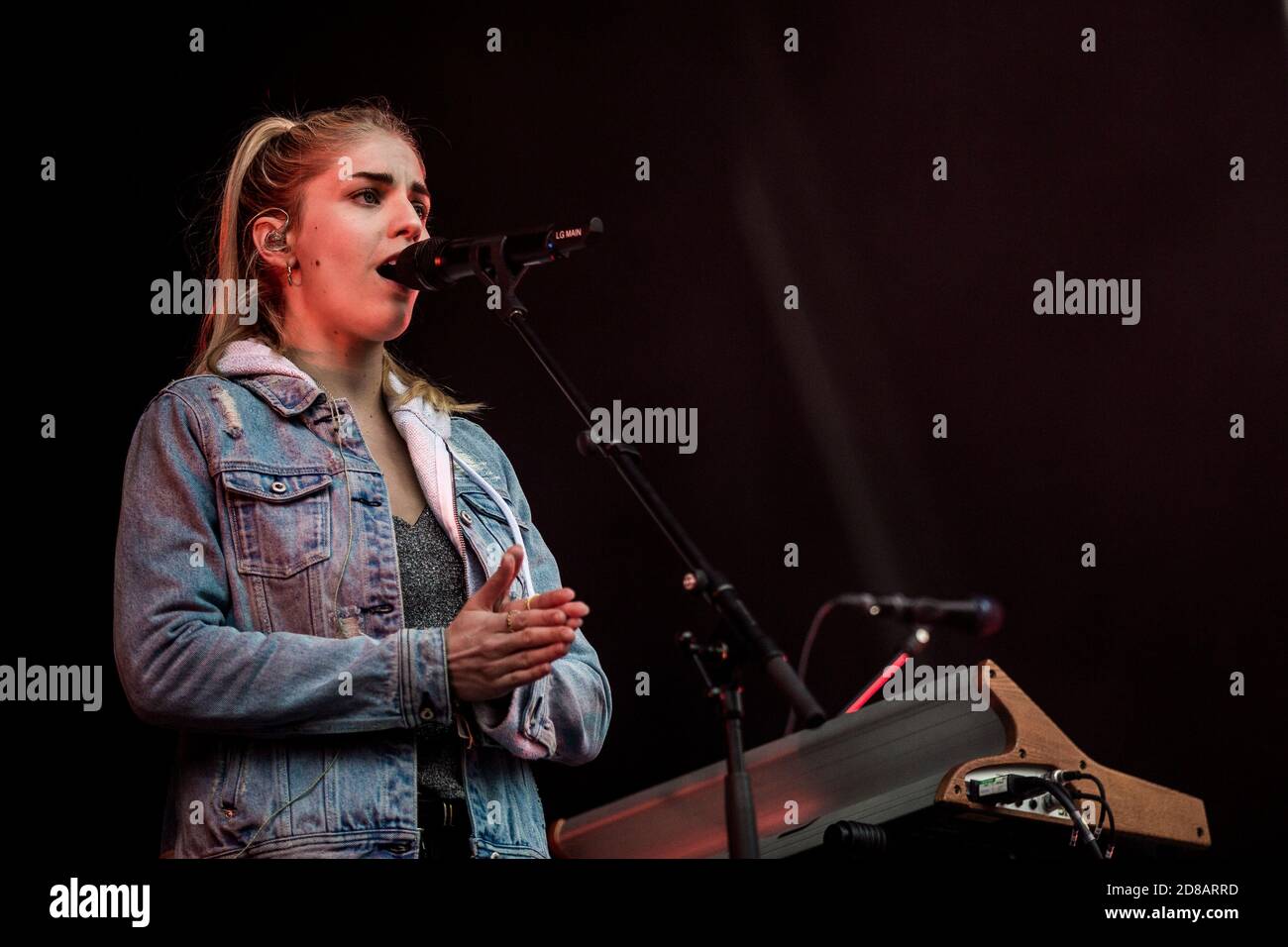 Kvaerndrup, Denmark. 03rd, June 2017. The English band London Grammar ...