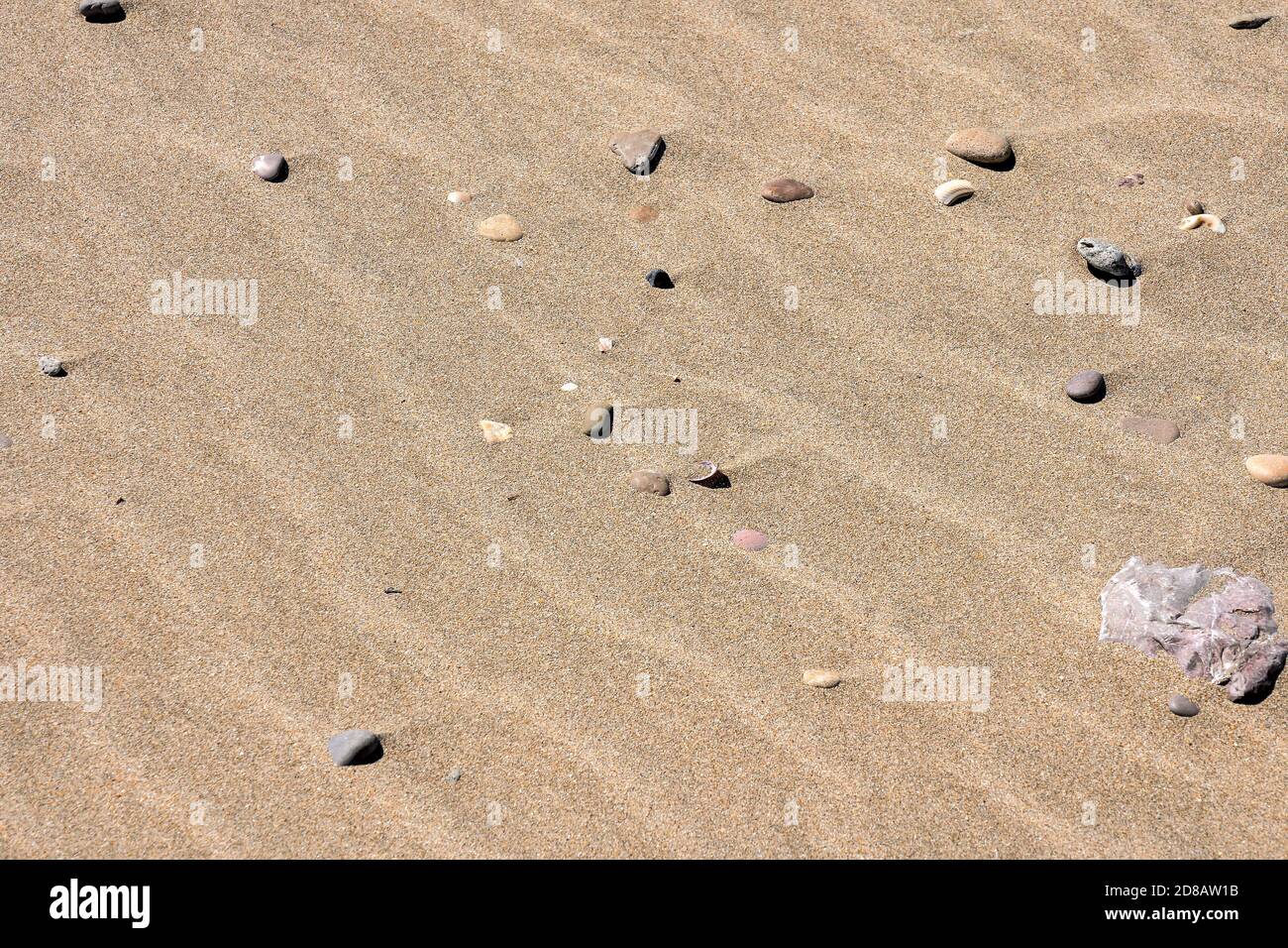 closeup sand pattern of a beach in the summer Stock Photo - Alamy