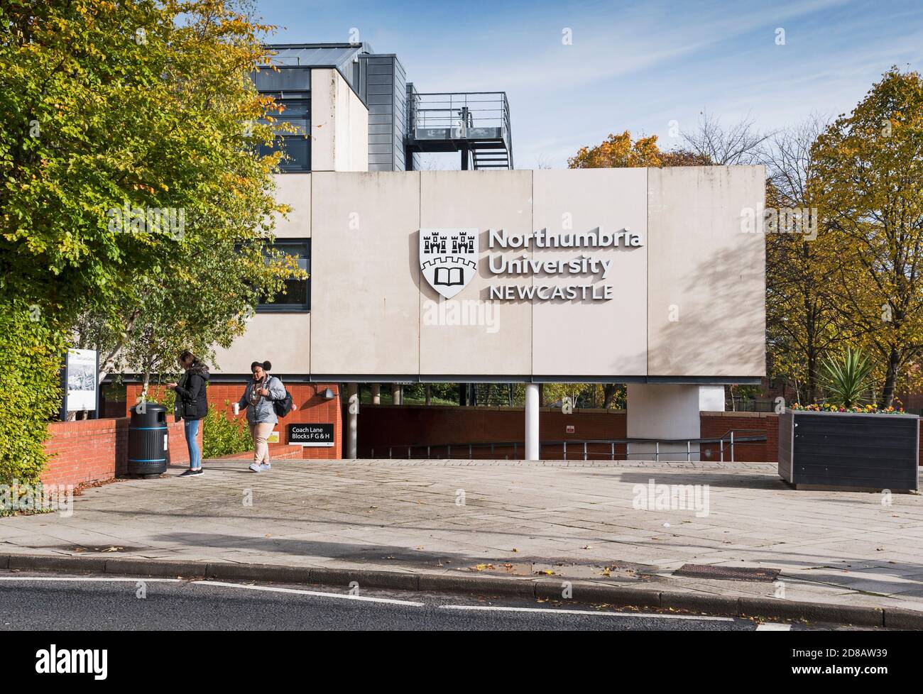 Exterior of Coach Lane Campus of Northumbria University, Newcastle upon ...