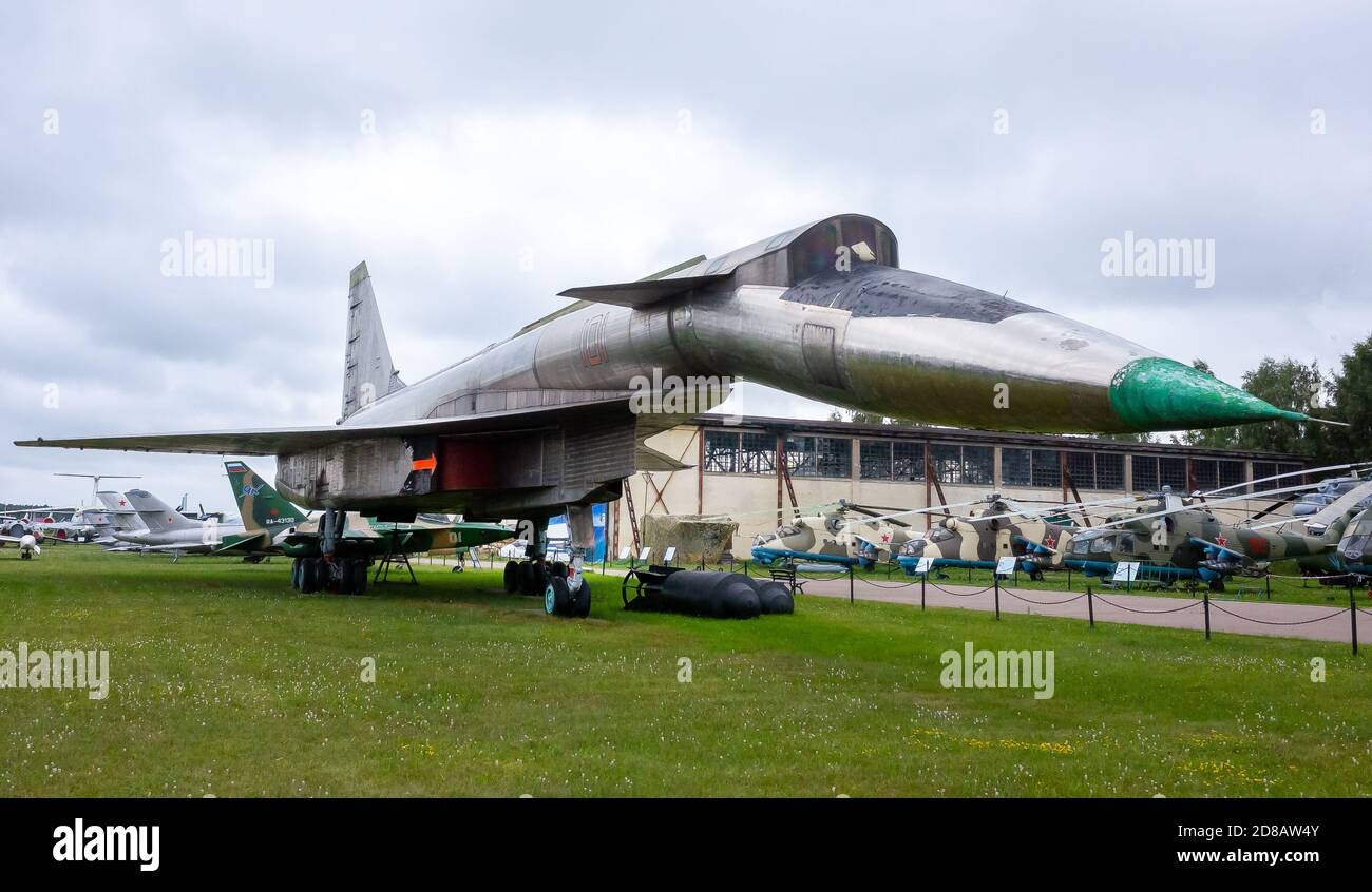 July 18, 2018, Moscow region, Russia. Soviet strategic bomber Sukhoi T ...