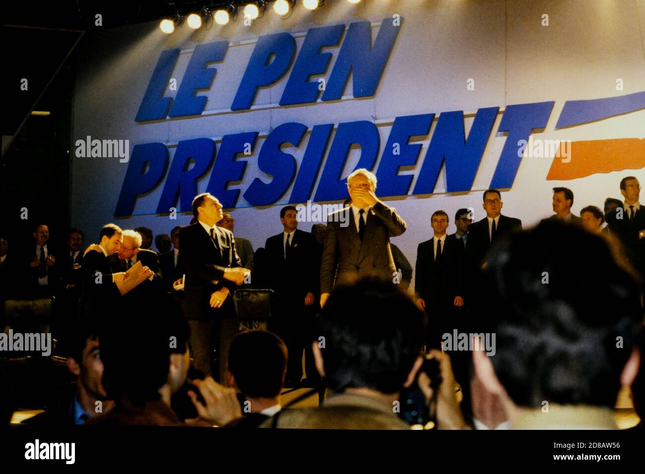 French National Front leader Jean-Marie Le Pen holds rally, Lyon ...