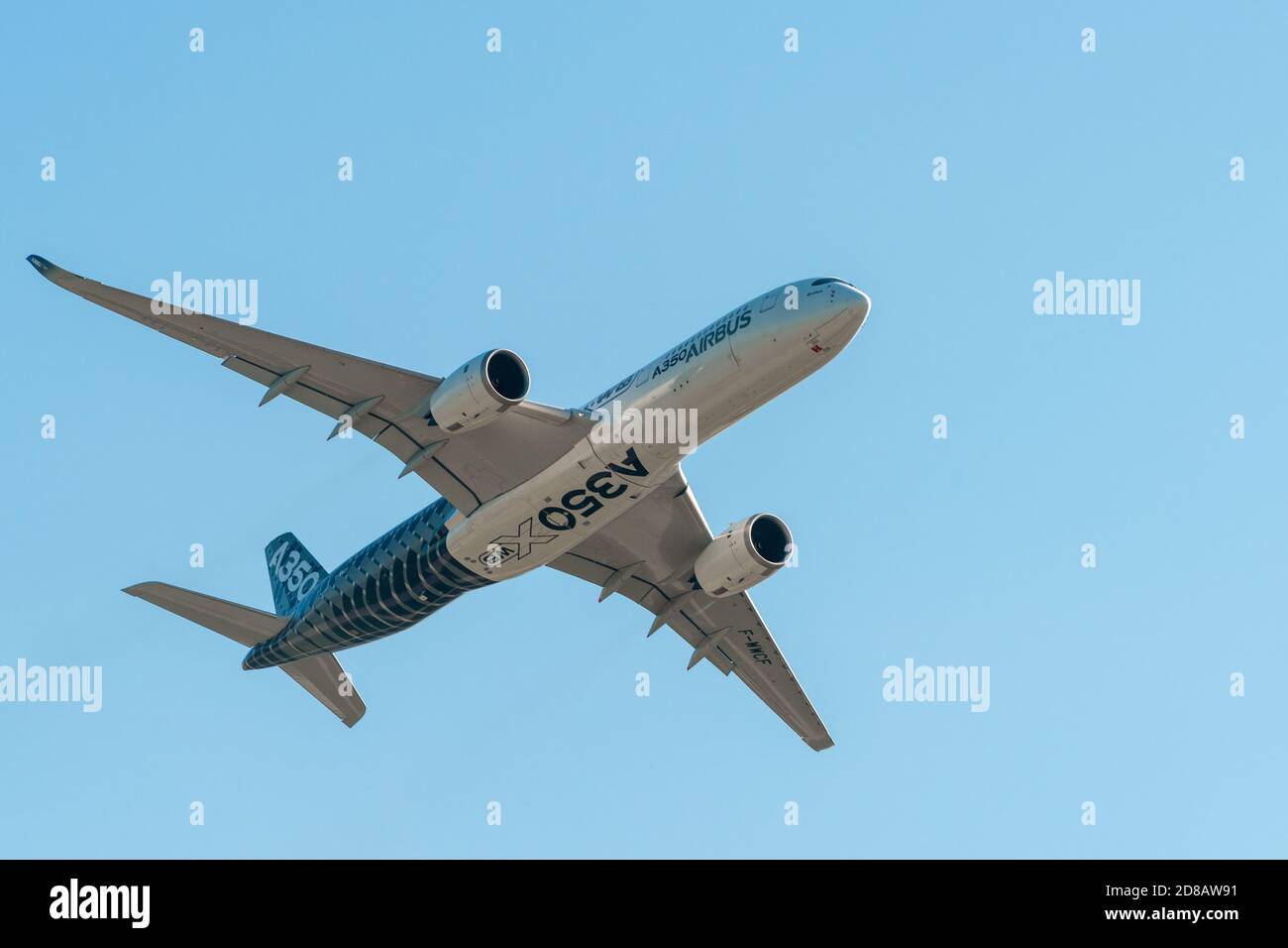 August 30, 2019. Zhukovsky, Russia. long-range wide-body twin-engine ...