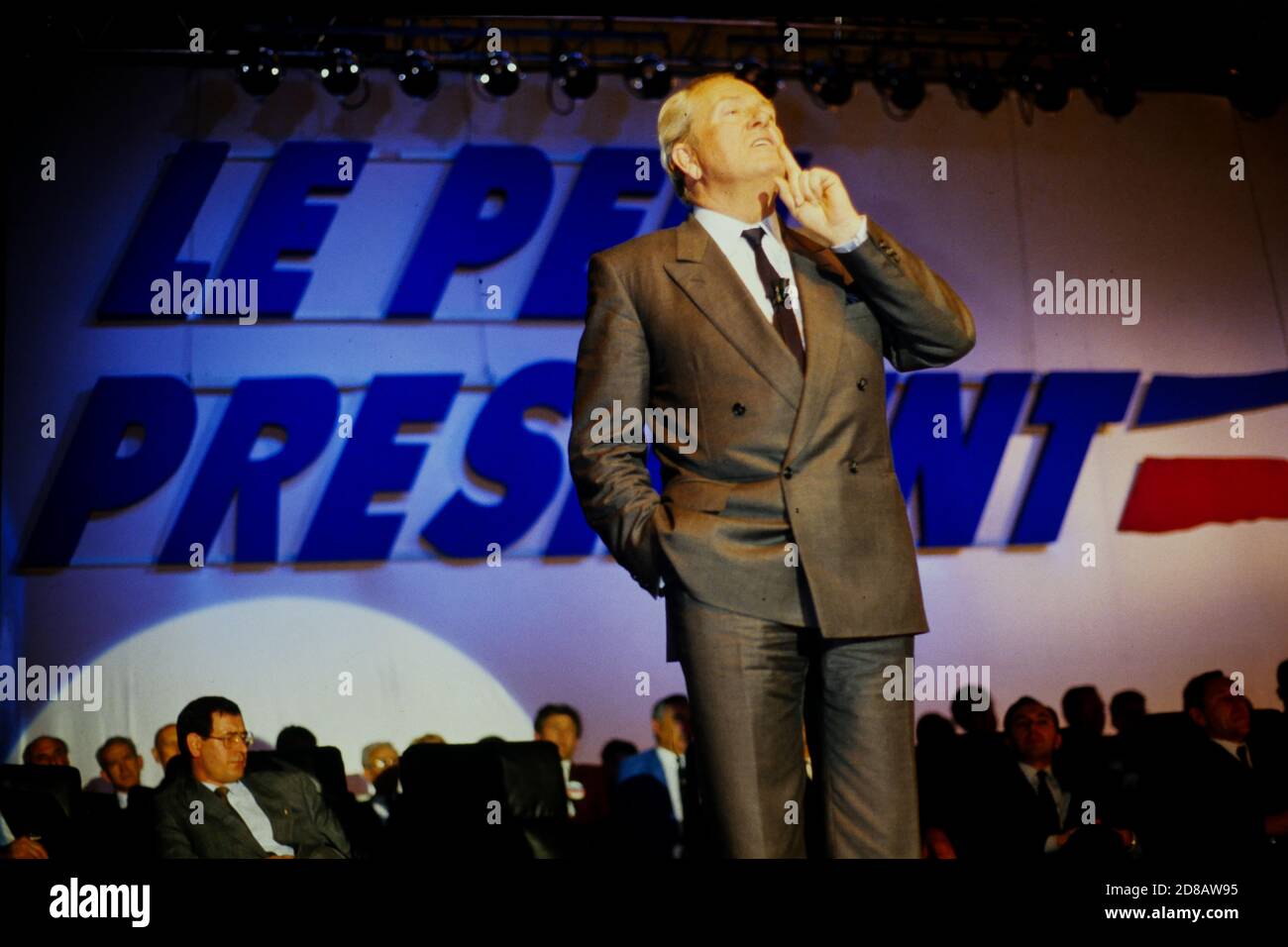 French National Front leader Jean-Marie Le Pen holds rally, Lyon ...