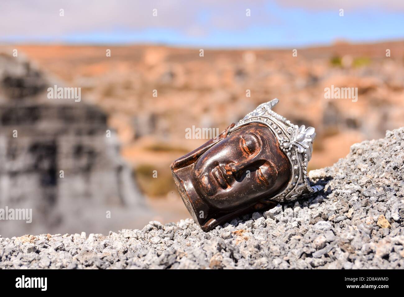 Object in the Dry Desert Stock Photo - Alamy