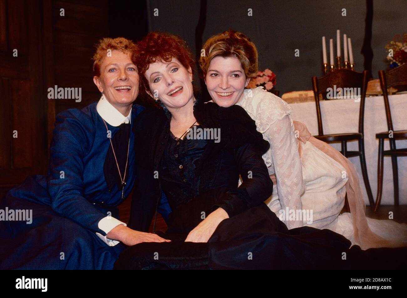 London. UK. Vanessa Redgrave, Lynn Redgrave and Jemma Redgrave in a ...