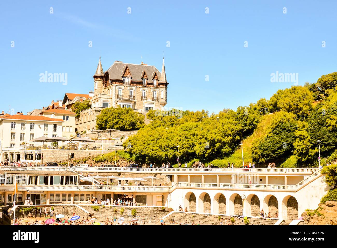 details and landscapes of Biarritz city in France Stock Photo - Alamy